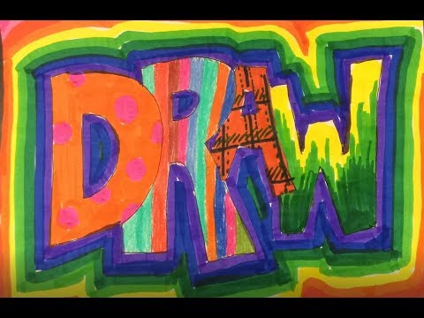 Word Art Project Example Timelapse