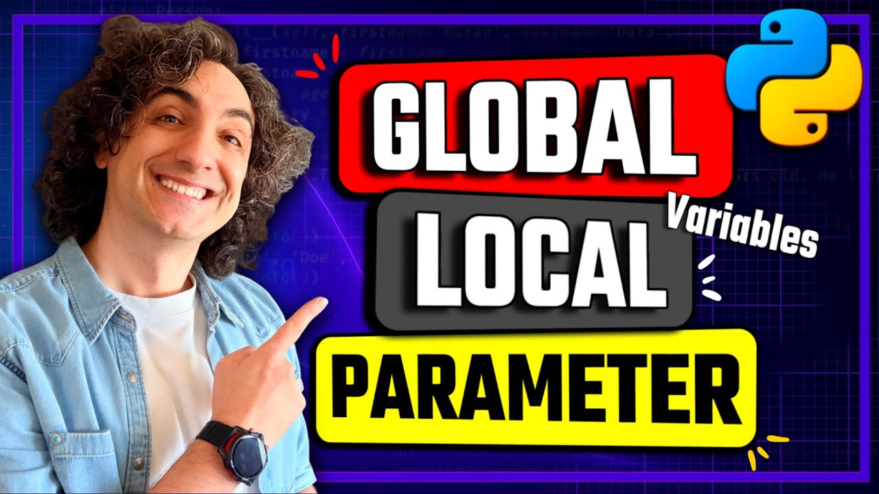 Python Parameters vs Global vs Local Variables (Visual Explanation) | #Python Course 41