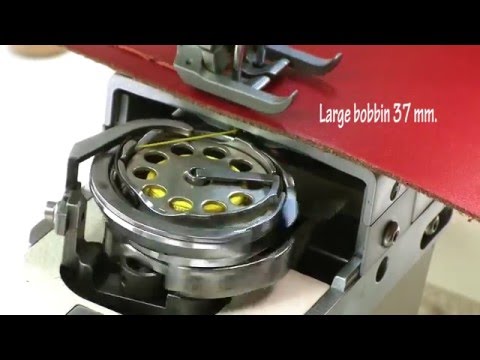 Global LP1646 XLH - Double needle walking foot postbed sewingmachine