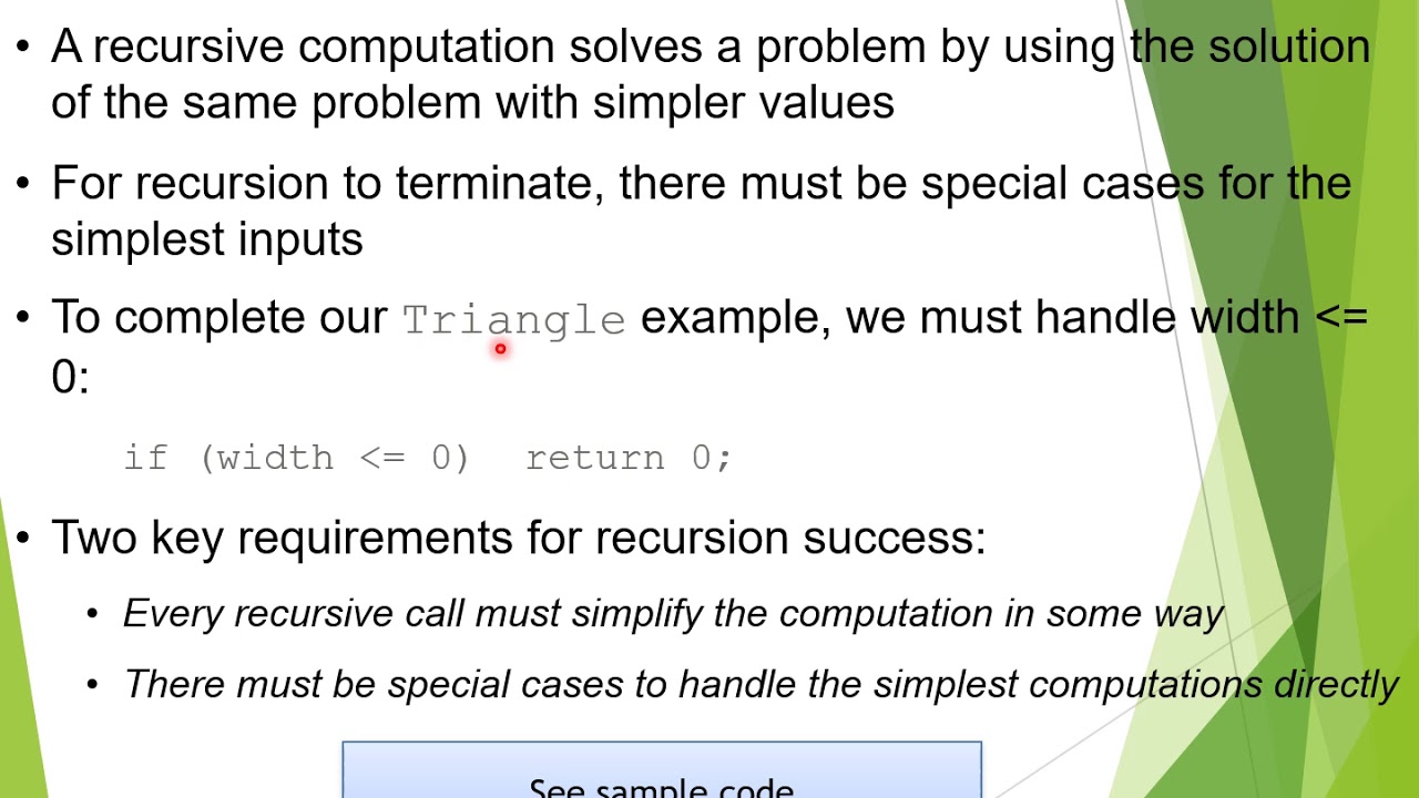 Big Java, Chapter 13: Recursion
