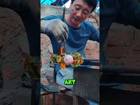 Molten Glass to Monkey Masterpiece! His Art is UNB