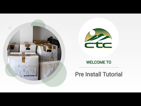 Pre Install Tutorial
