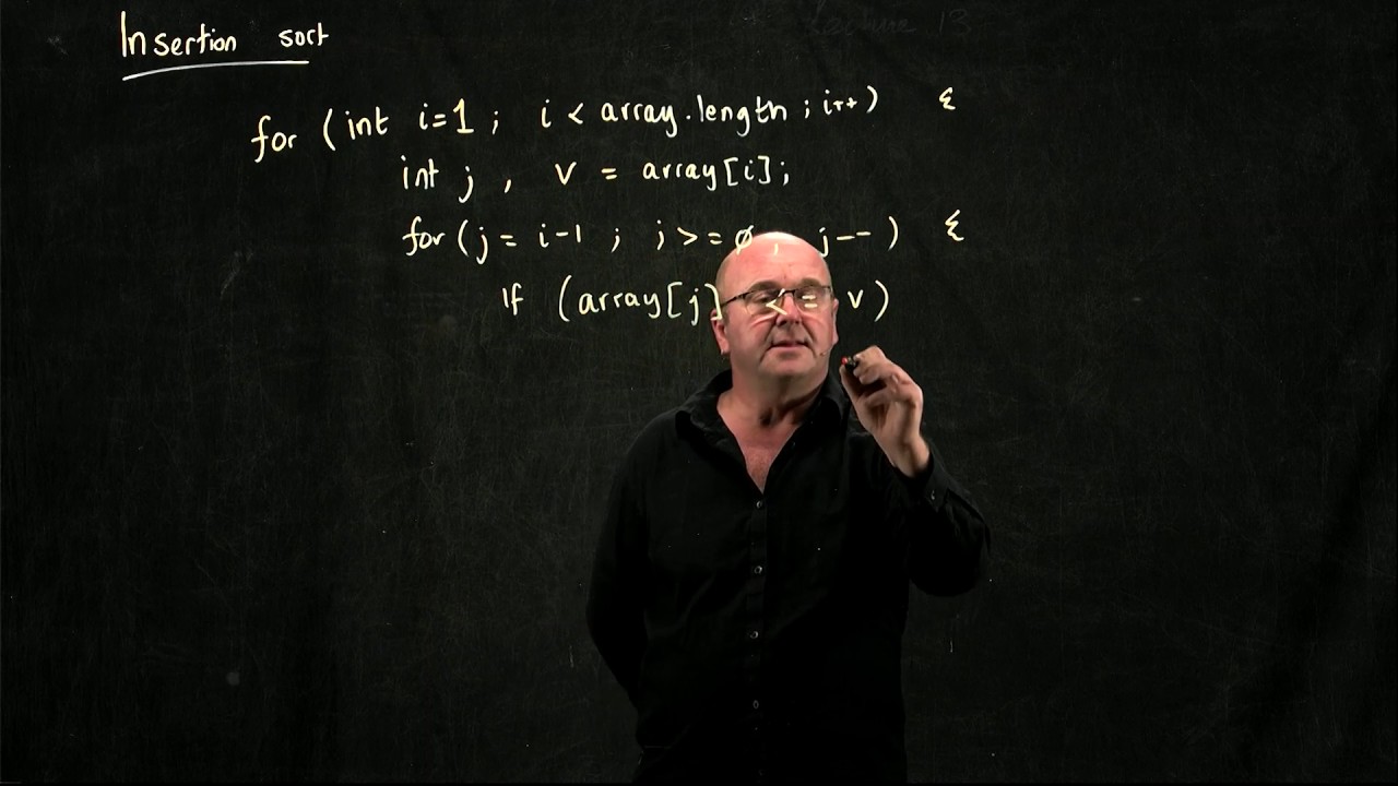 Sorts 4 Insertion Sort Code