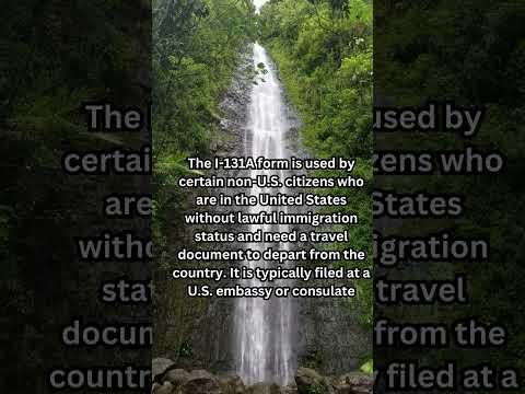I 131A Application for Travel Document Carrier Documentation