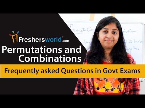 Solved Examples: Permutations and Combinations Video Lecture - Quantitative Aptitude for SSC CGL