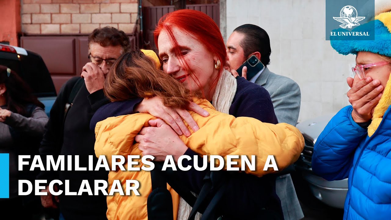 Familiares de Kristina Vladimirovna, la menor desaparecida en el Edomex, acuden a declarar