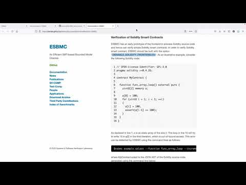 ESBMC-Solidity: An SMT-Based Model Checker for Solidity Smart Contracts