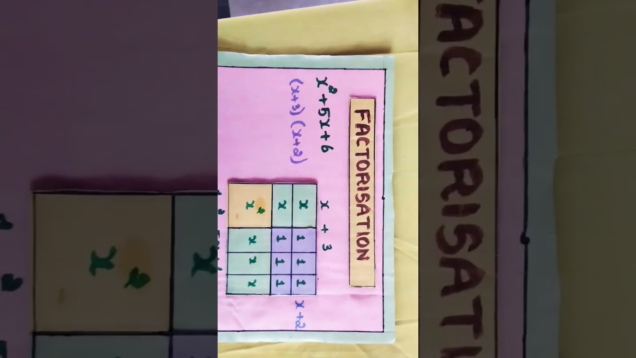 Factorization... #math #craftwork #games #mathematics #mathpuzzle #mathtrick #mathspuzzle
