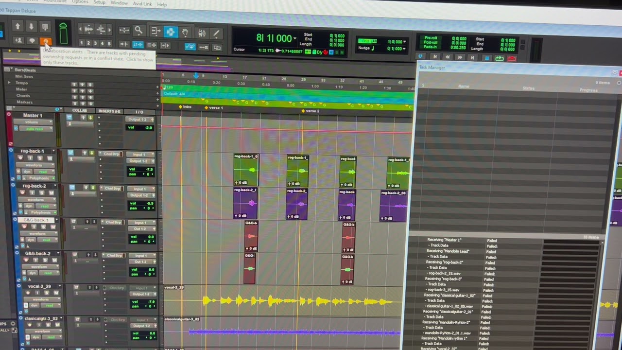Pro Tools Collaboration issues using Avid Cloud & Links