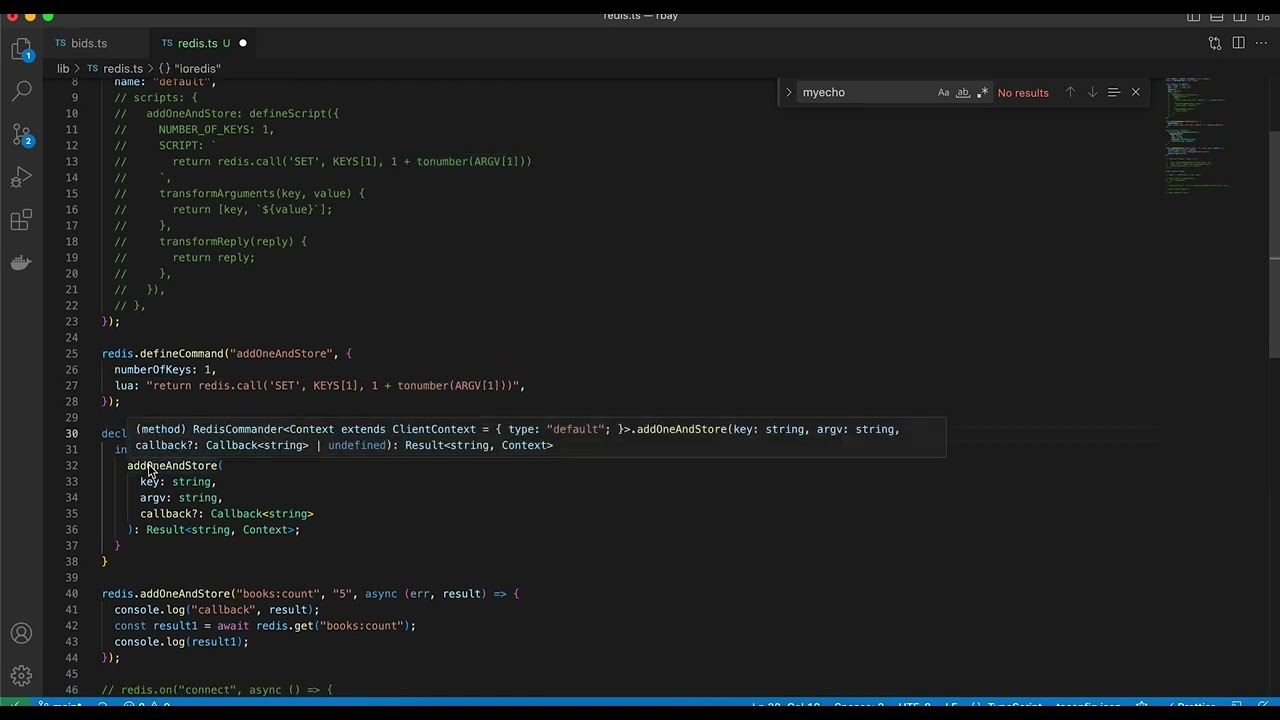 Redis Lua Scripting with NextJS