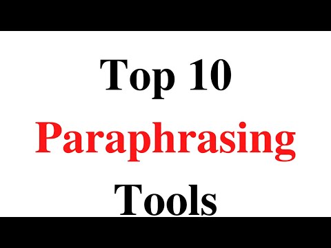 Top 10 Paraphrasing tools || How to avoid plagiarism || How to rewrite or paraphrase article ||