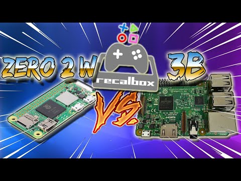 COMPARATIVA Recalbox. RASPBERRY PI ZERO 2 W vs RASPBERRY PI 3B. ¿Cuál merece más la pena?.
