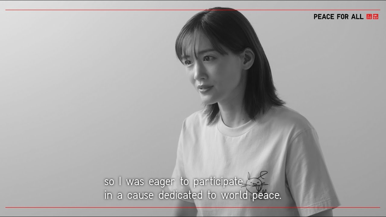PEACE FOR ALL |  Interview of Haruka Ayase