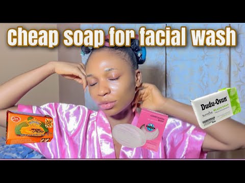 Cheap affordable bar soap that can serve as your facial cleanser/wash.