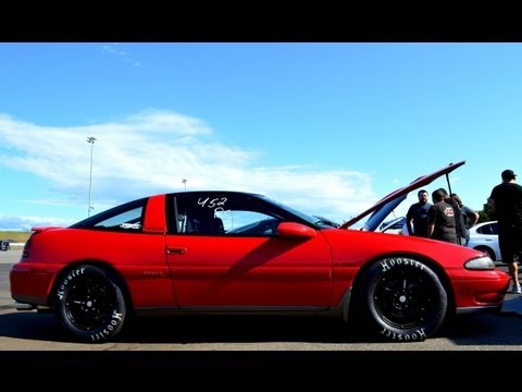 10 Second Plymouth Laser Turbo on Hoosiers! Kyle Cimbron 10.60 @ 132mph