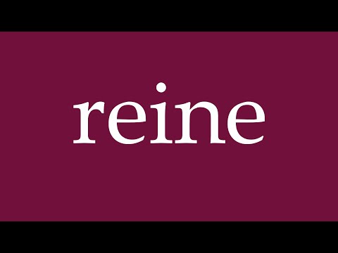 How to Pronounce ''reine'' (pure) Correctly in German