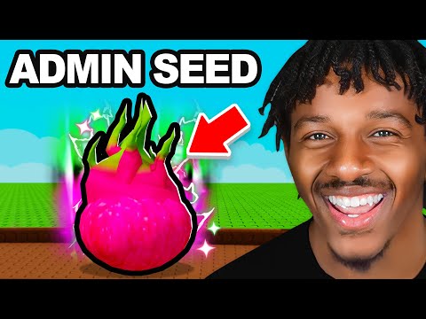 Spending Robux For ADMIN SEED In Roblox Grow A Garden