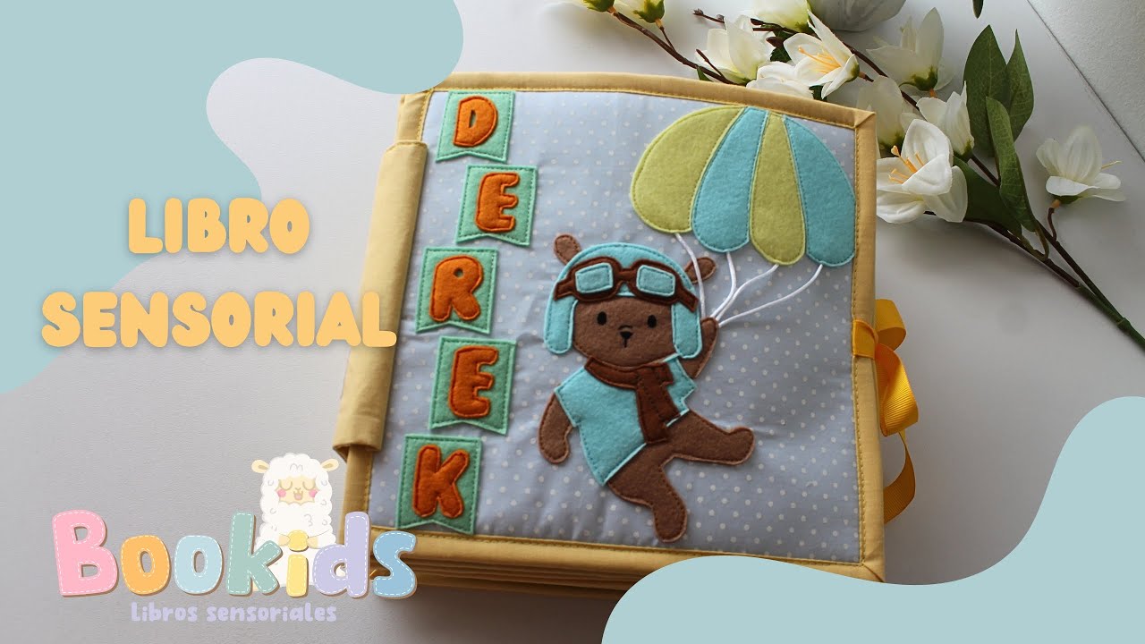 Libro sensorial para bebés y niños desde los 6 meses