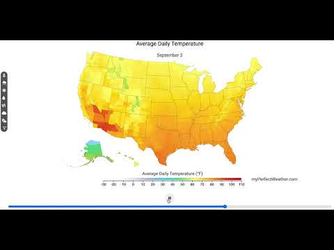 Daily Average Temperature USA