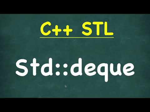 Learn Deque | C STL Standard Template Library | std deque - Mind Luster