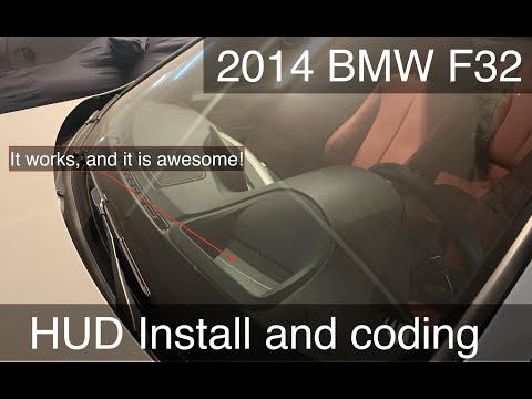 BMW 435 HUD + Digital Cluster (6WB) install + Coding Step by Step (No red dot)
