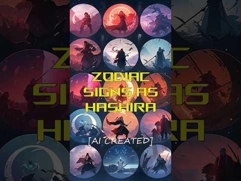 AI Creates Zodiac Signs as Hashira | An Intriguing Fusion of Astrology and Demon Slayer