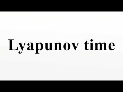 Lyapunov time
