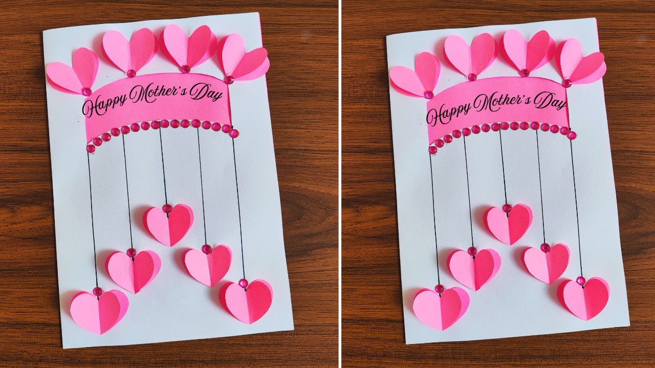 Easy Mother’s Day Card Making Idea 💖 Handmade Card for Mom