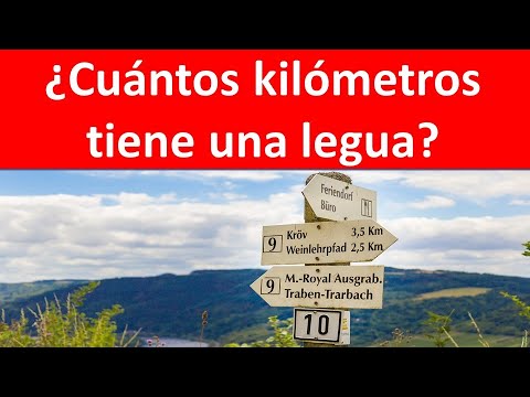 Cuantos kilometros tiene una legua