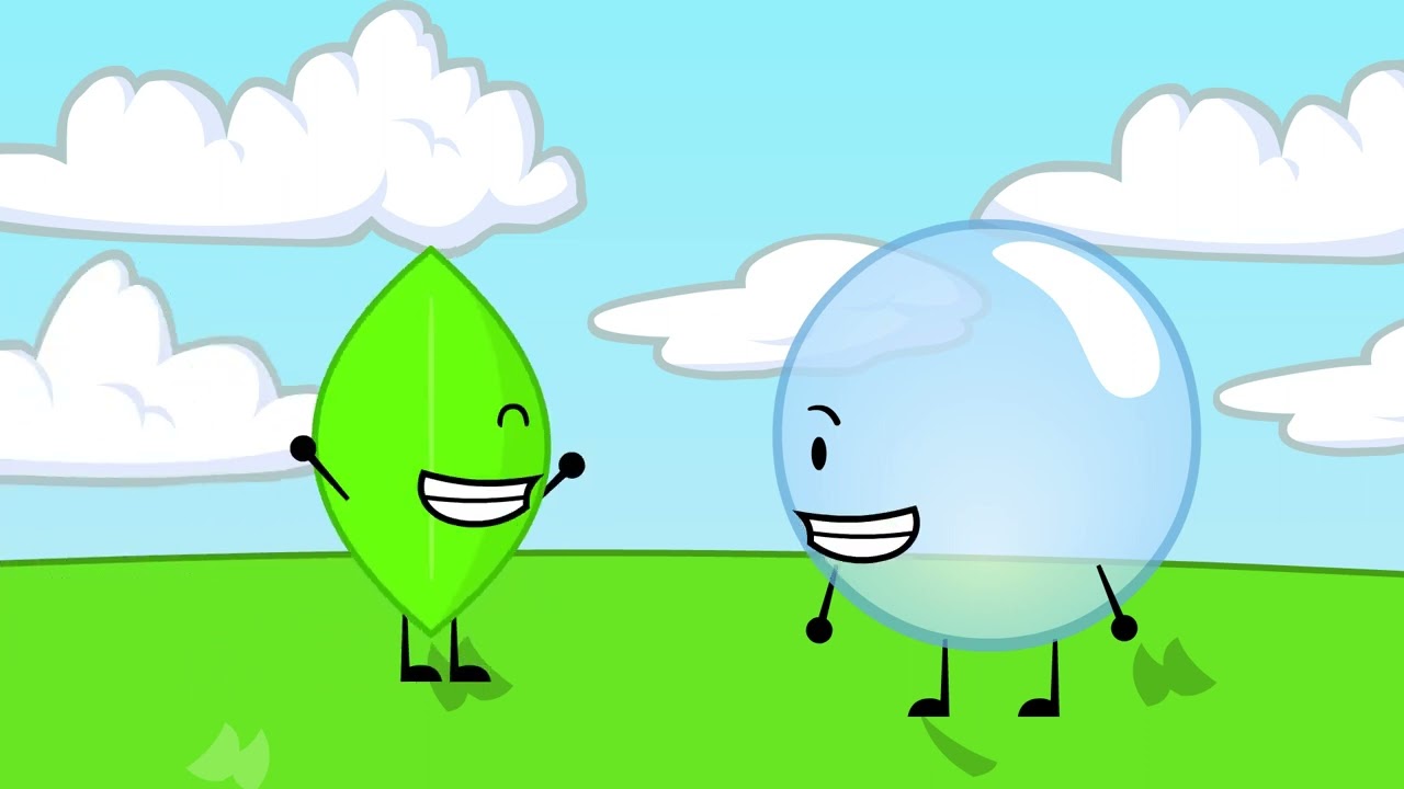 Leafy gives Bubble a gift