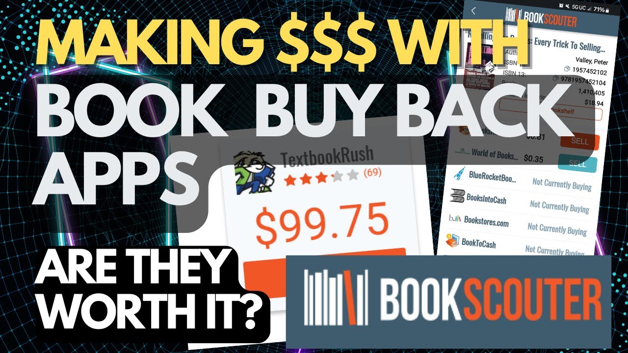 Profiting with book buyback apps: Is BookScouter (etc) worth it?