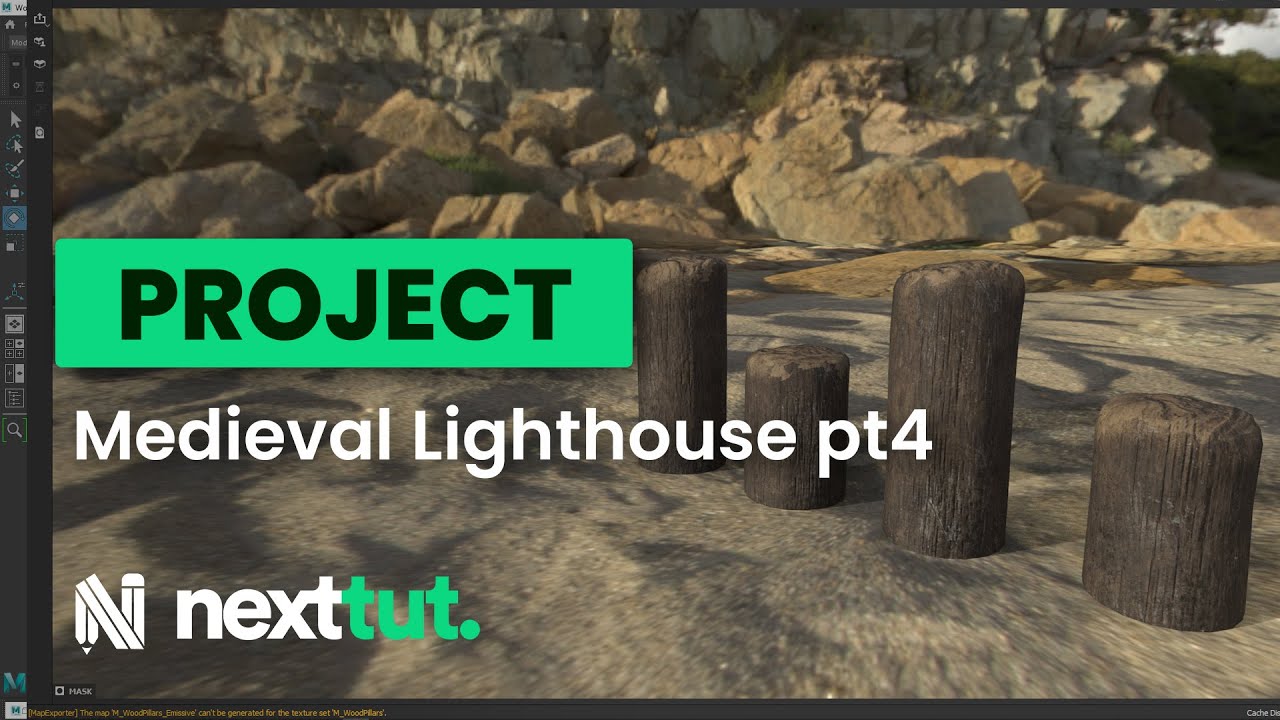 Substance Texturing Tutorial | Medieval Lighthouse Part 04