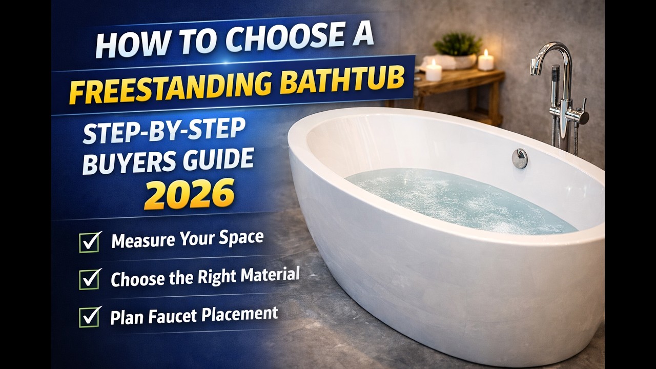How to Choose a Freestanding Bathtub in 2026 | Step-by-Step Buyer’s Guide