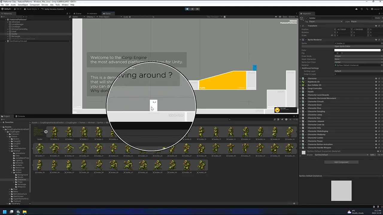 Corgi Engine Tutorial   Basic Character Animation