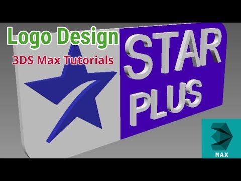 Star Plus Logo Design in 3DS Max