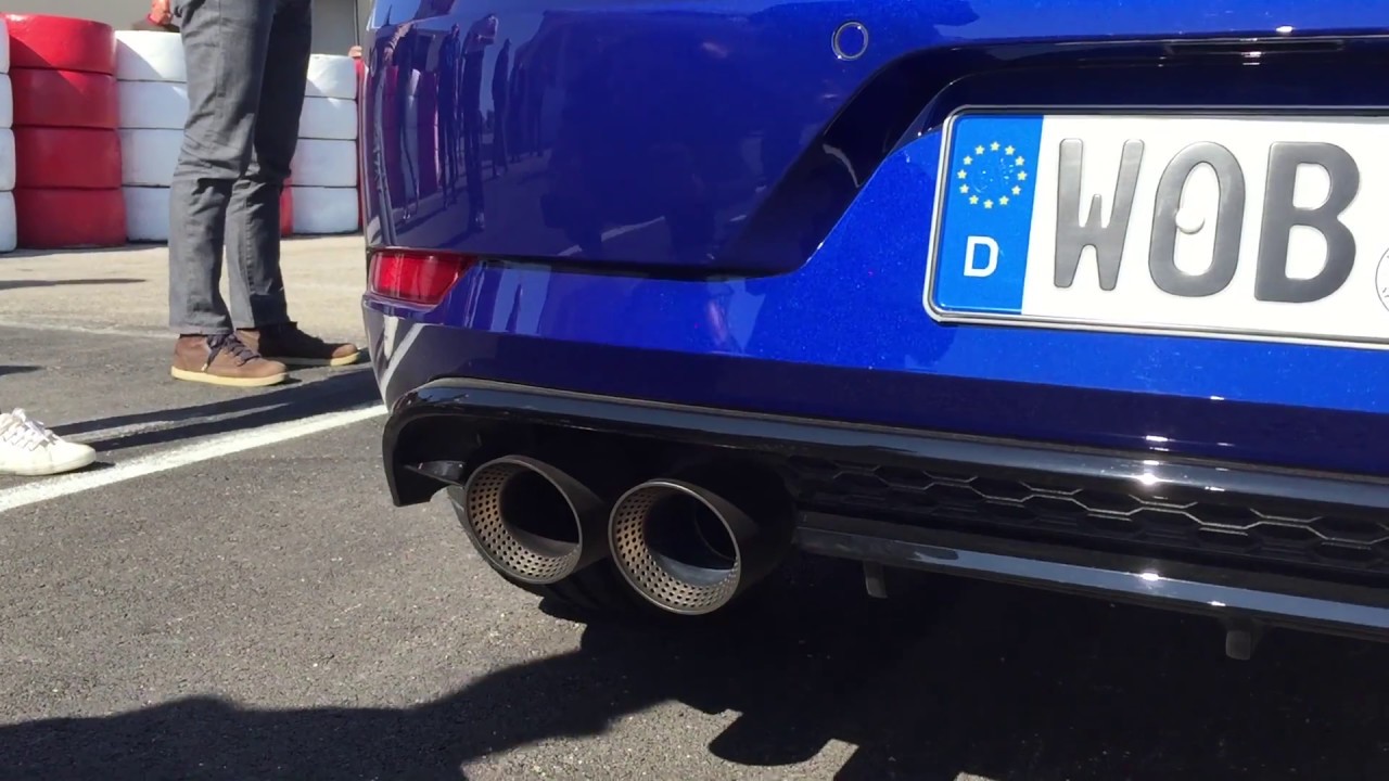 2017 Golf R With Akrapovic Exhaust Sounds Like Popcorn, Makes People Go ...