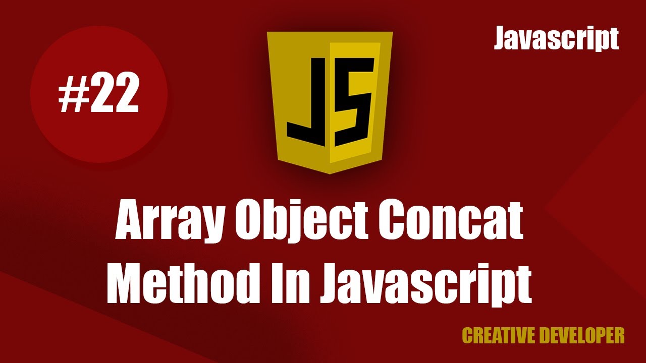 Array object concat in javascript || Javascript array object concat || Array object || Javascript
