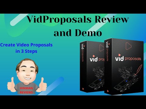 VidProposals Review and Demo - Create Video Proposals in 3 Steps
