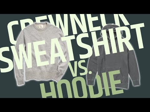 This Over That: Men's Sweatshirts // Crewneck vs. Hoodie - Ditch The Baggy Hoodies • Effortless Gent