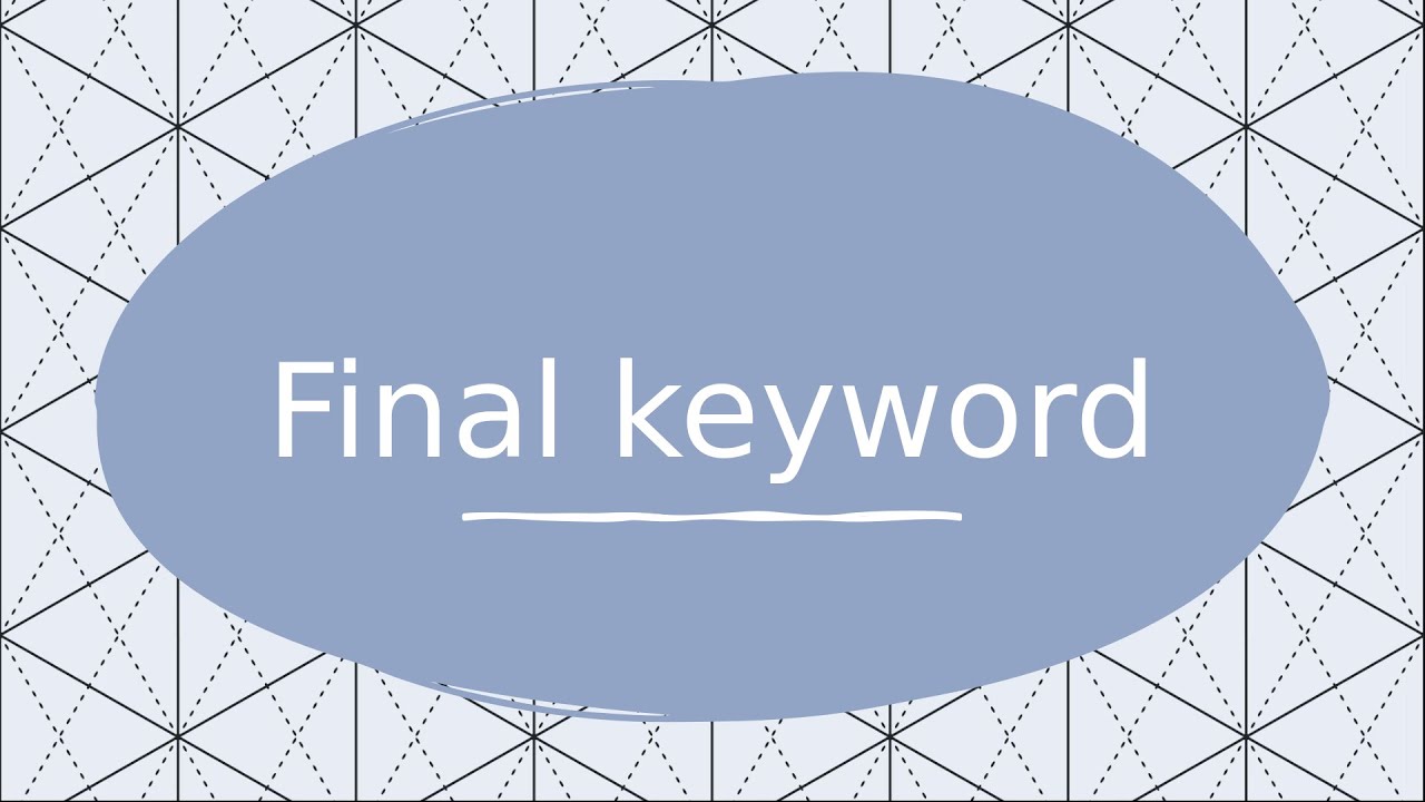 Java interview questions | final keyword [Answers with examples]