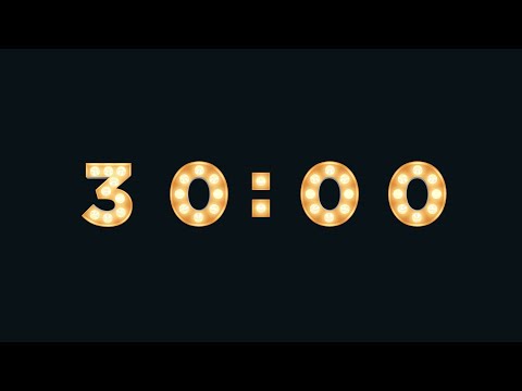 30 MINUTE TIMER 🔔 Gentle Alarm [Ultra HD 4K]
