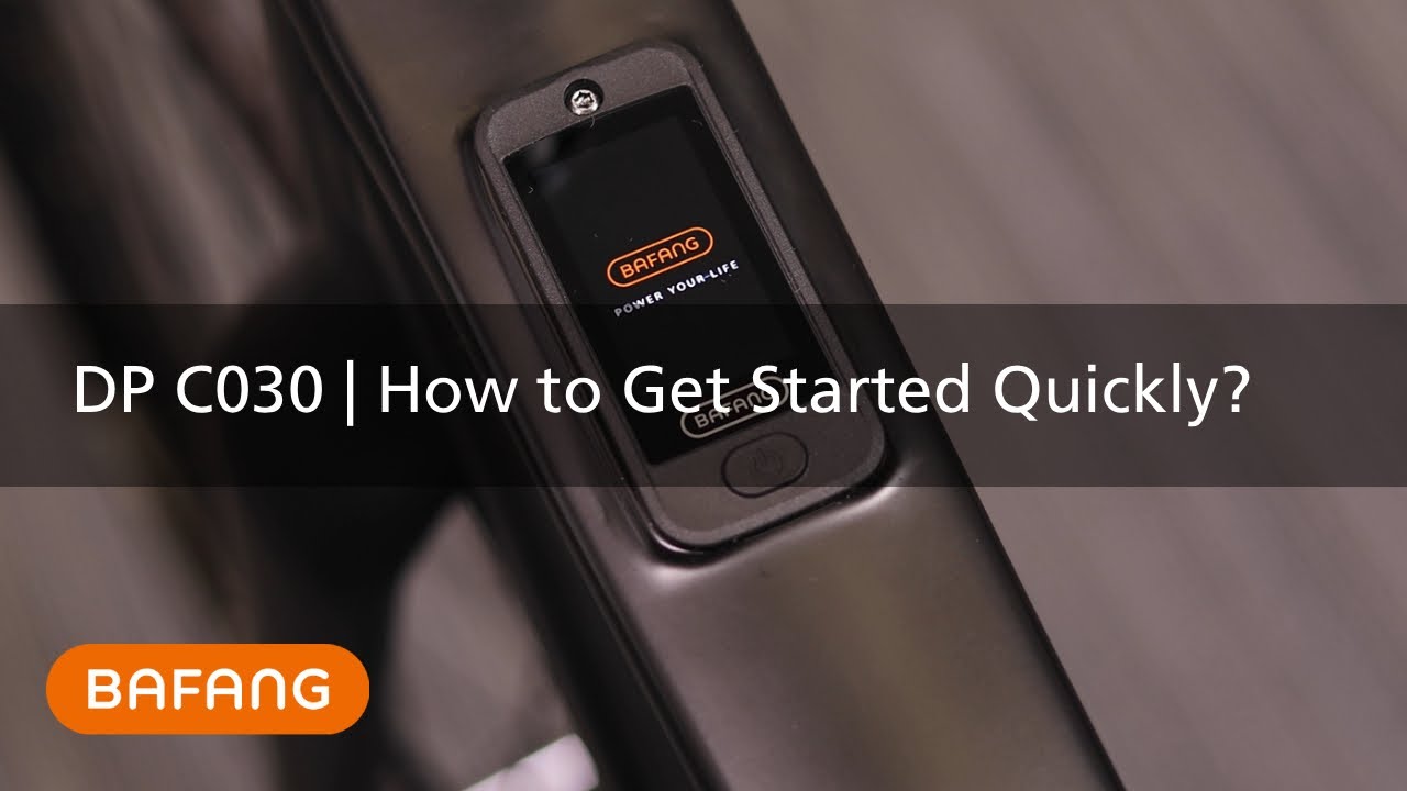 How to Get Started Quickly with Bafang DP C030?