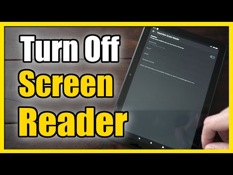 How to Turn Off Voiceview Screen Reader on Amazon Fire HD 10 Tablet (Fast Method)