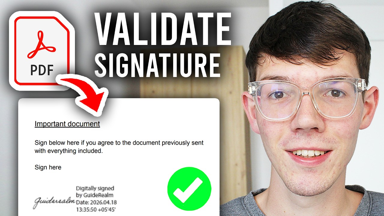 How To Validate Signature In PDF Document - Adobe Acrobat Reader