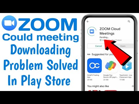 ZOOM Cloud Meetings Download Problem Solved In Play Store