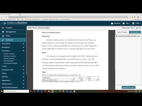 Pearson Correlation