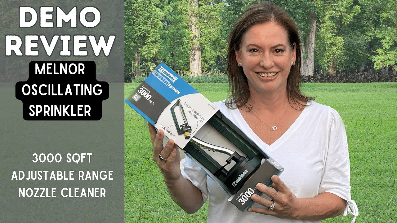 Everyone needs this! Melnor Oscillating Sprinkler