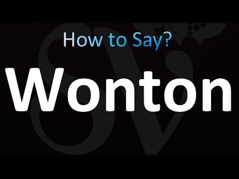 How to Pronounce Wonton (correctly!)