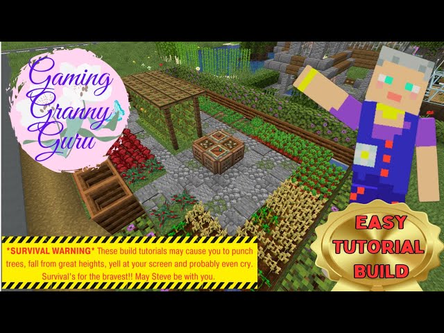 Vegetable Garden and Well Minecrafty Town Minecraft Map