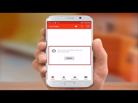 How to Fix There Was a Problem With the Network 503 in YouTube App